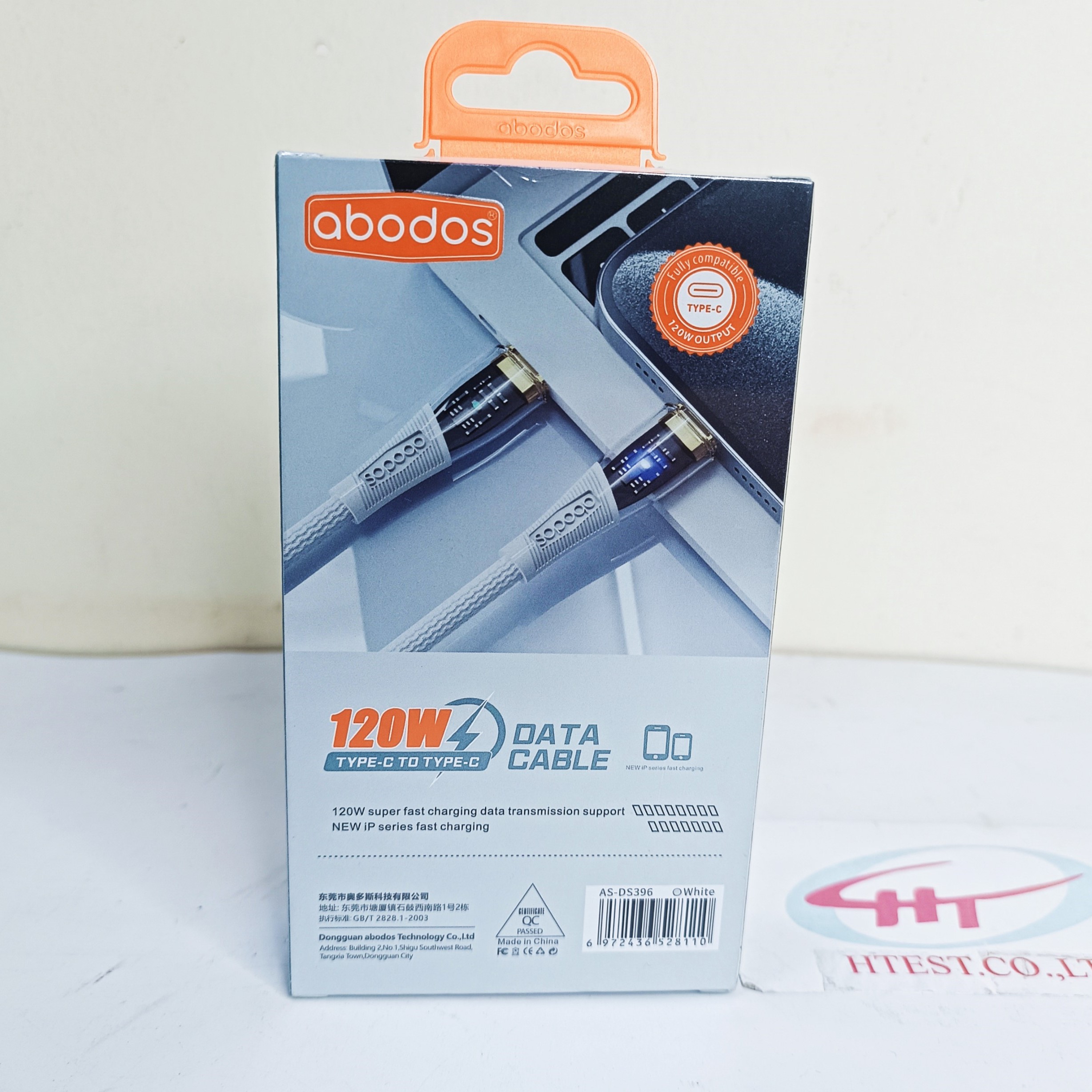 Cáp Sạc điện Thoại Type C Ra Type C Abodos 120w As Ds396 Hoàng Thịnh