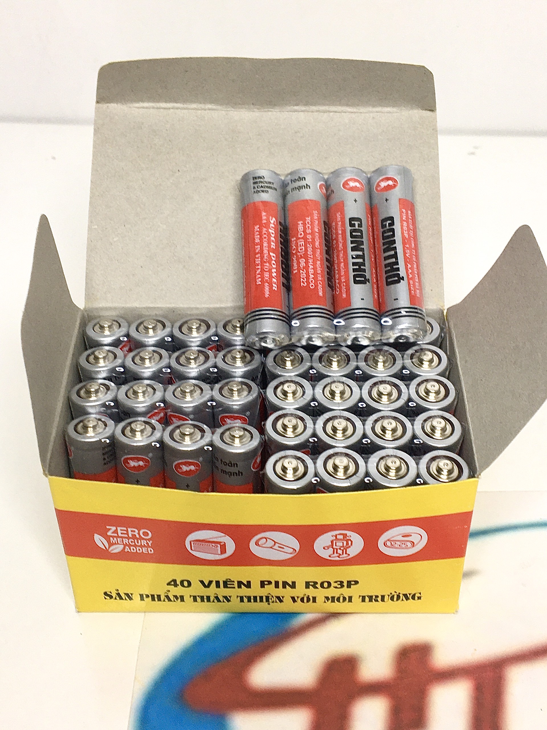 Pin 3A Con Thỏ R03P (Hộp 40 Viên) – Hoàng Thịnh