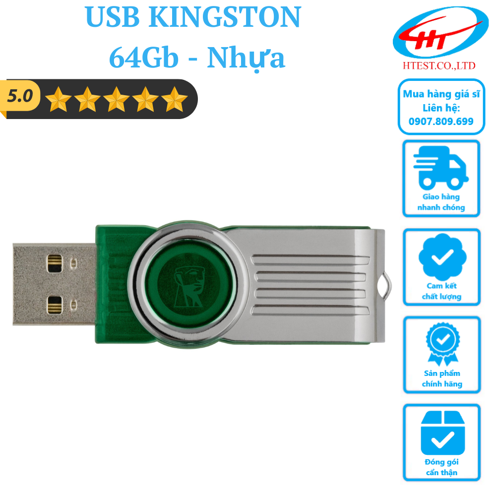 USB KINGSTON 64Gb – Nhựa – Hoàng Thịnh