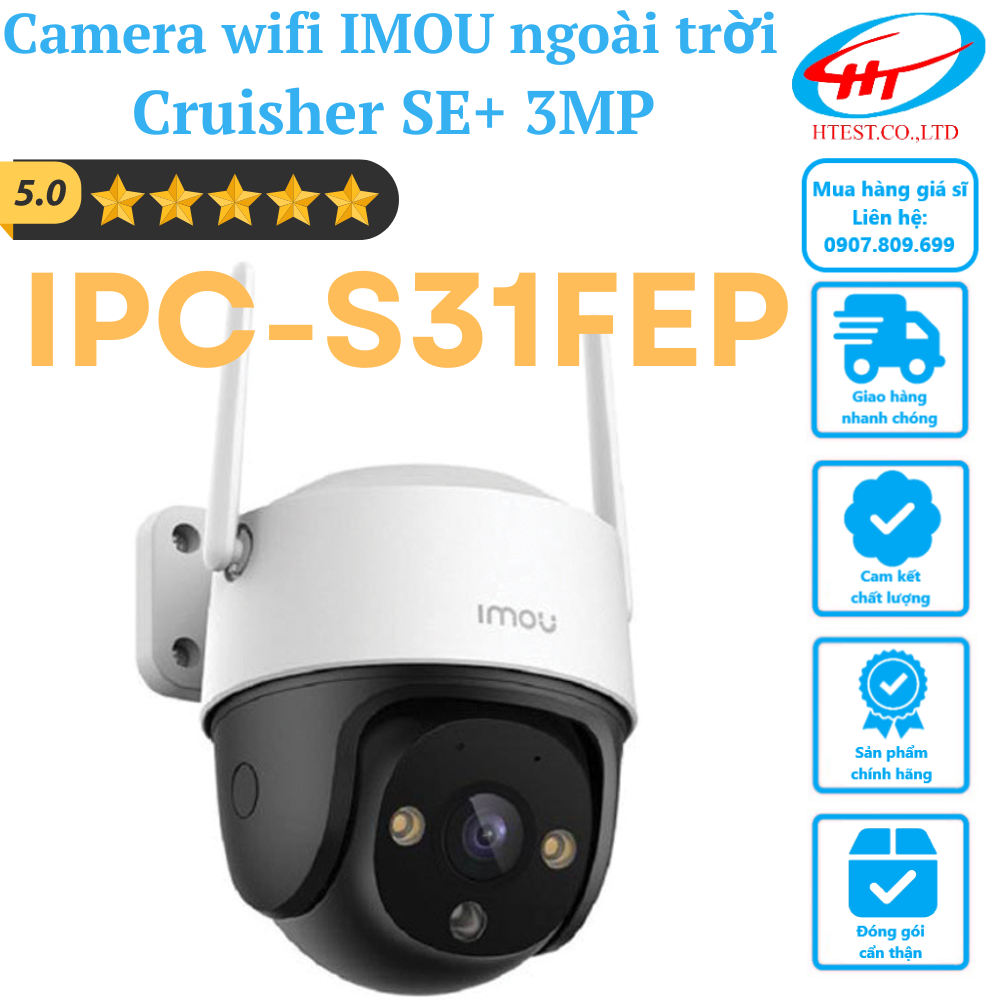 Camera Wifi IMOU 3MP Cruiser SE+ IPC – S31FEP – Hoàng Thịnh